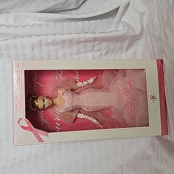 Mattel | Toys | Barbie Pink Ribbon Pink Label Barbie Collector Breast ...